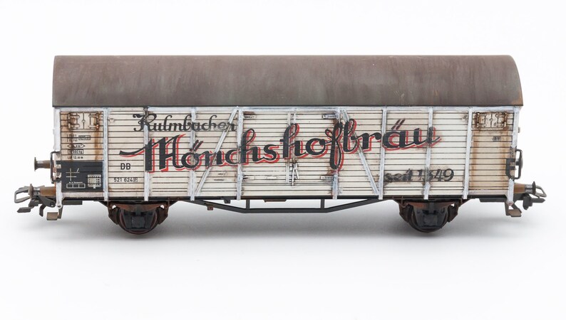 Pro Painted Closed DB Freight Train Carriages and Beer Brewery Carriage ...