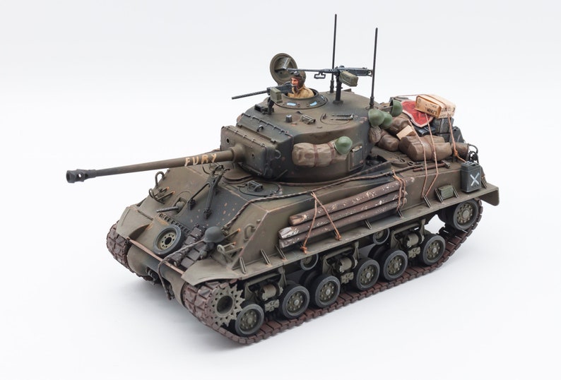 Trio of Sherman Tanks From the Movie Fury. M4A3E8(76) "fury", M4A4(75 ...