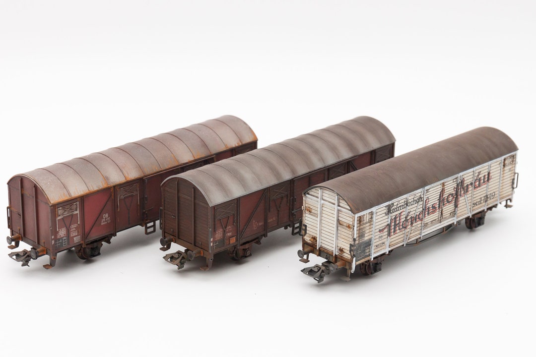 Pro Painted Closed DB Freight Train Carriages and Beer Brewery - Etsy