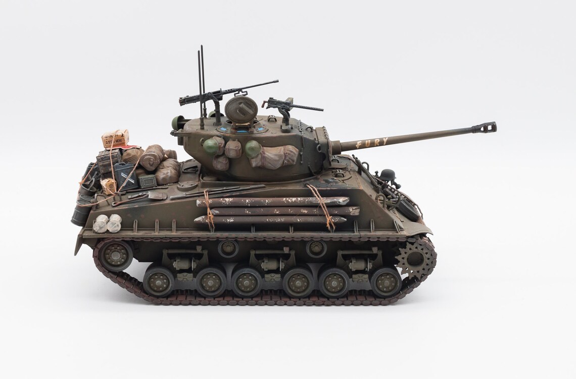 Trio of Sherman Tanks From the Movie Fury. M4A3E876 fury, M4A475 lucy ...