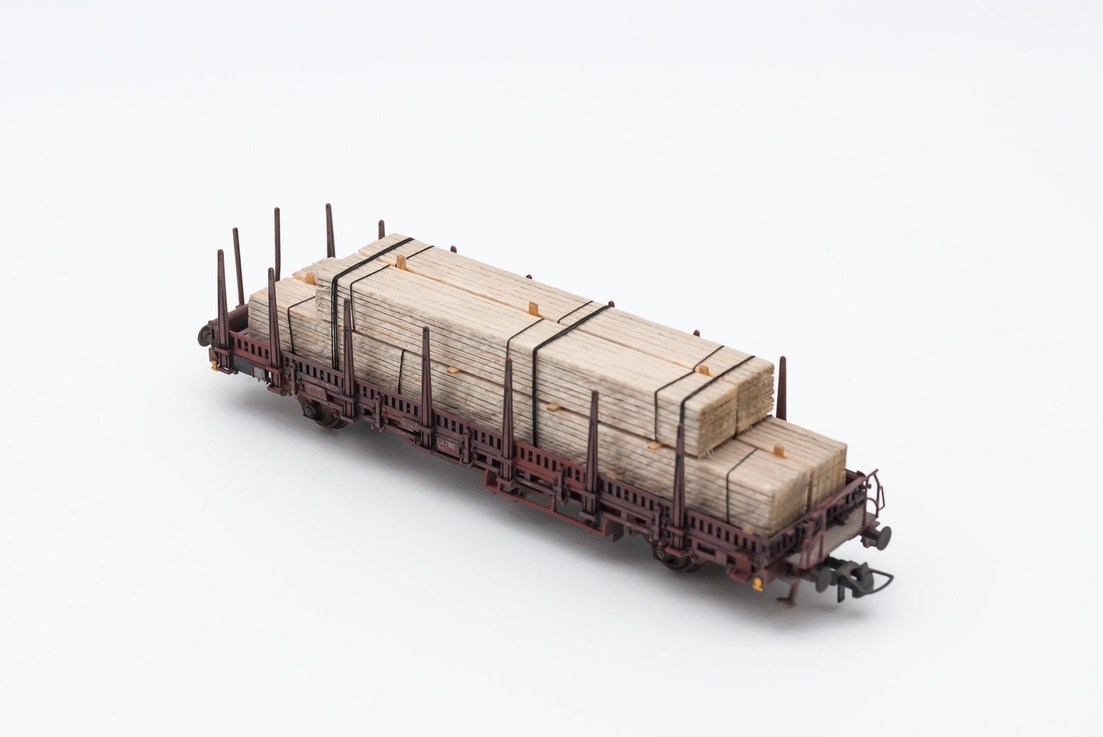 Pro Painted DB Open Freight Train Carriages With Goods H0 (1/87) Scale ...