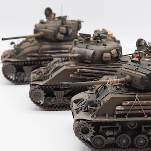 Trio of Sherman Tanks From the Movie Fury. M4A3E876 fury, M4A475 lucy ...