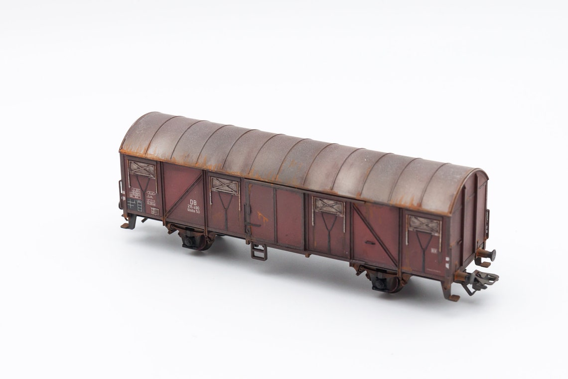 Pro Painted Closed DB Freight Train Carriages and Beer Brewery Carriage ...