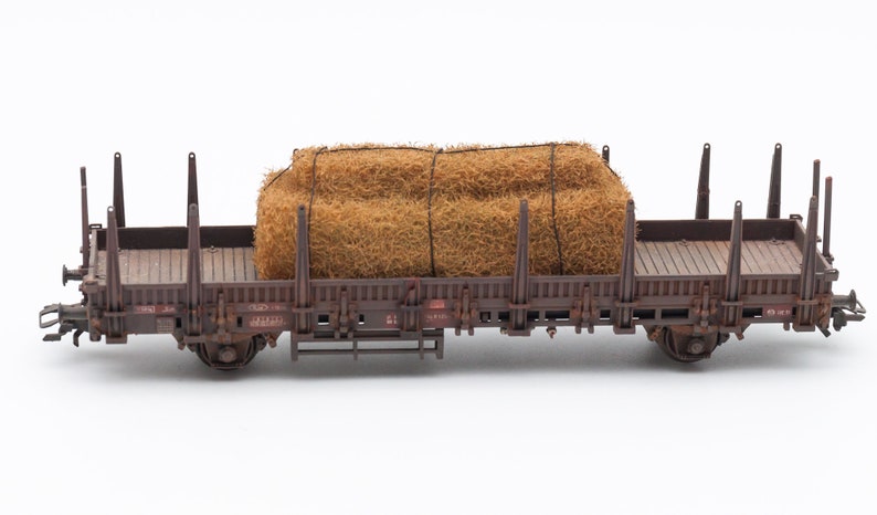 Pro Painted DB Open Freight Train Carriages With Goods H0 (1/87) Scale ...