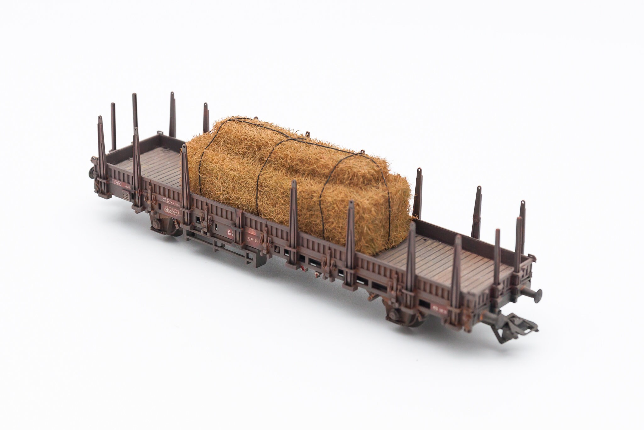 Pro Painted DB Open Freight Train Carriages With Goods H0 (1/87) Scale ...
