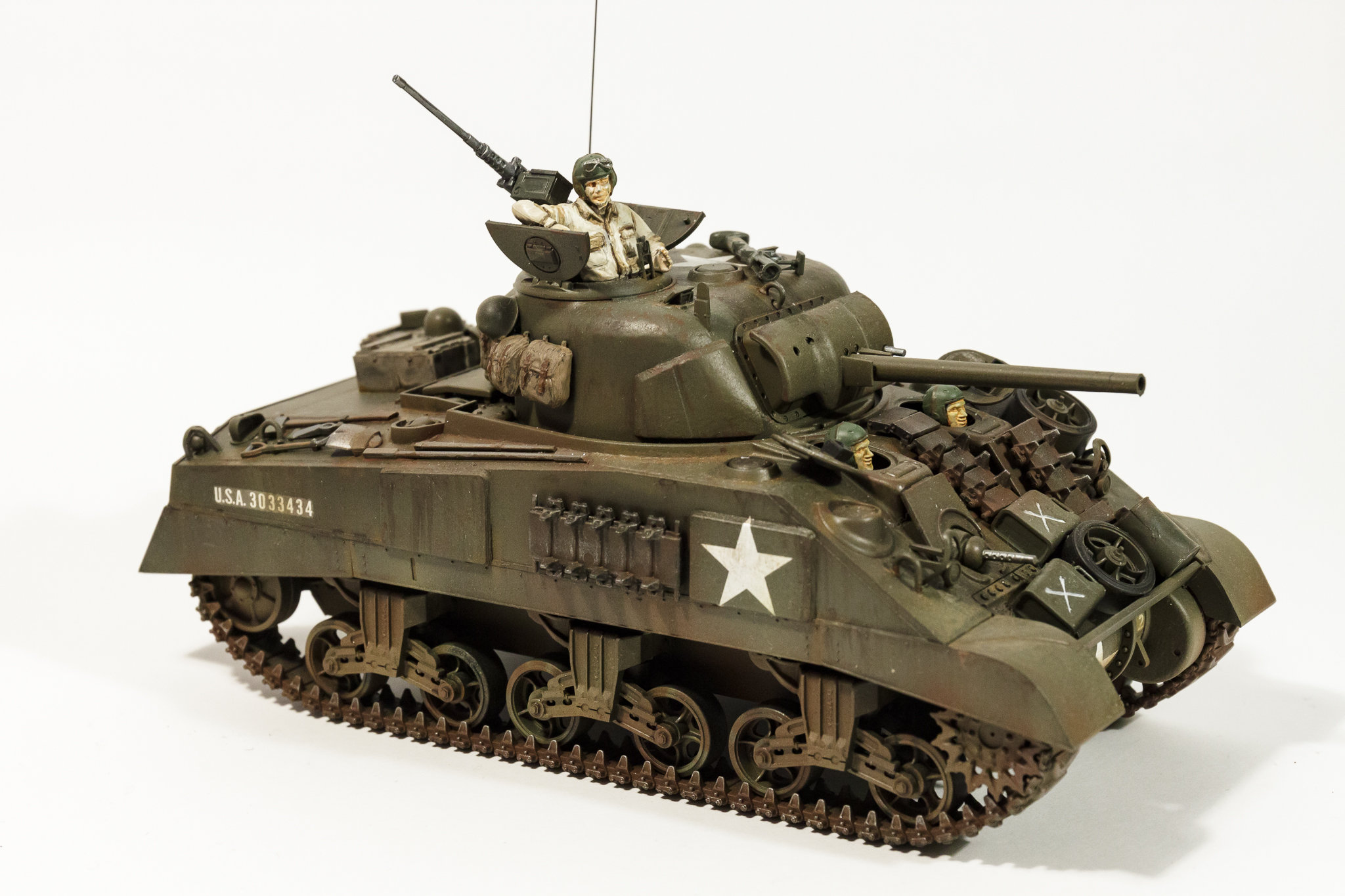 M4 Sherman Tank early Productiontamiya 1/35 Scale Model - Etsy