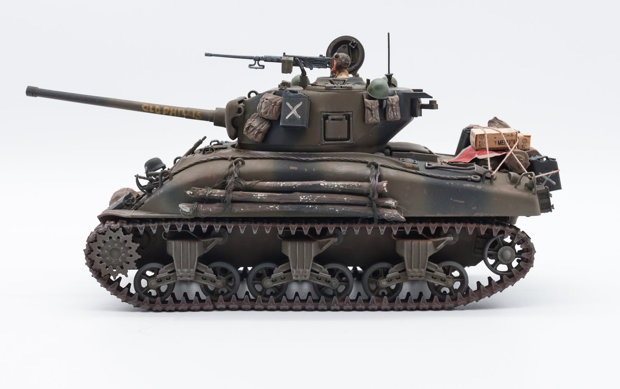 Trio of Sherman Tanks From the Movie Fury. M4A3E8(76) "fury", M4A4(75 ...