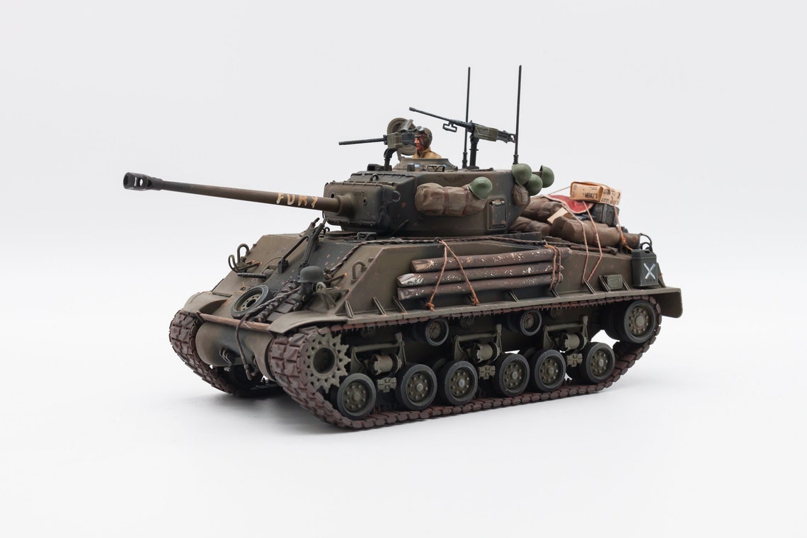 Trio of Sherman Tanks From the Movie Fury. M4A3E876 fury, M4A475 lucy ...