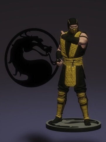 Klassic Scorpion MK1- 3d Print Model- Mortal Kombat - Etsy