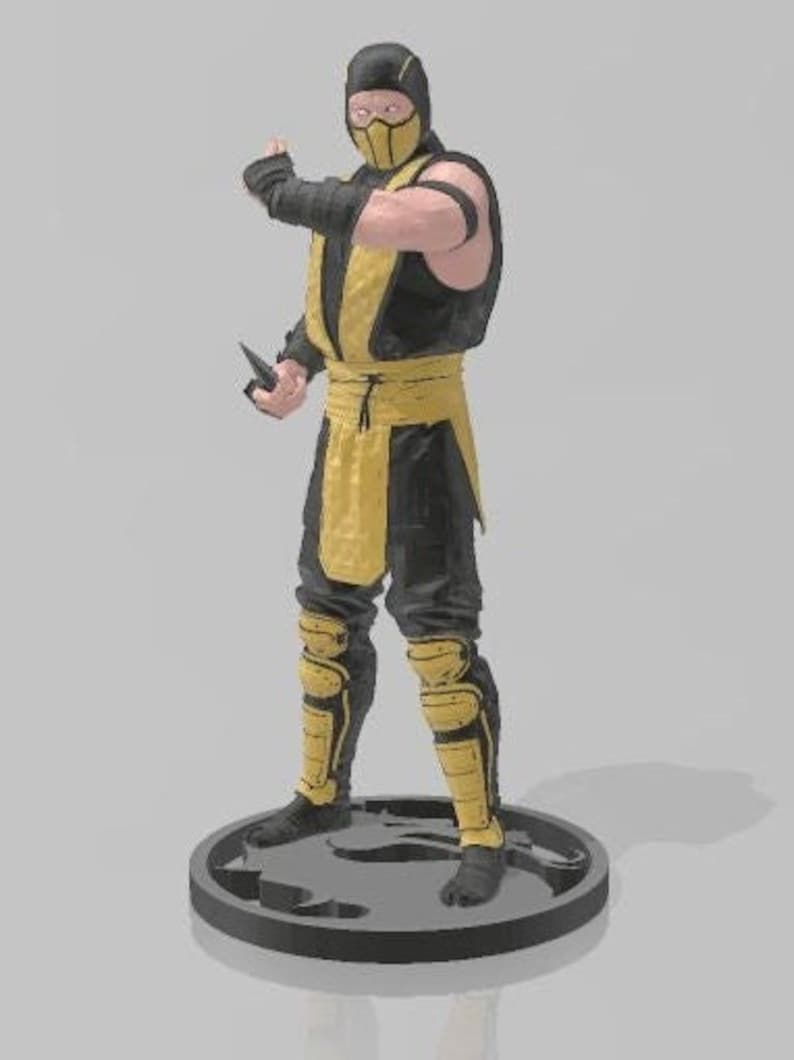 Klassic Scorpion MK1- 3d Print Model- Mortal Kombat - Etsy Canada