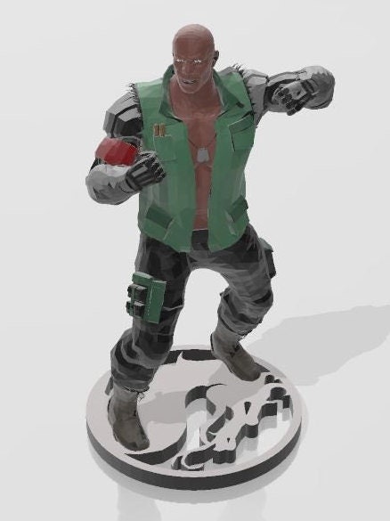 Jax Mkx-3d Print Model Mortal Kombat - Etsy