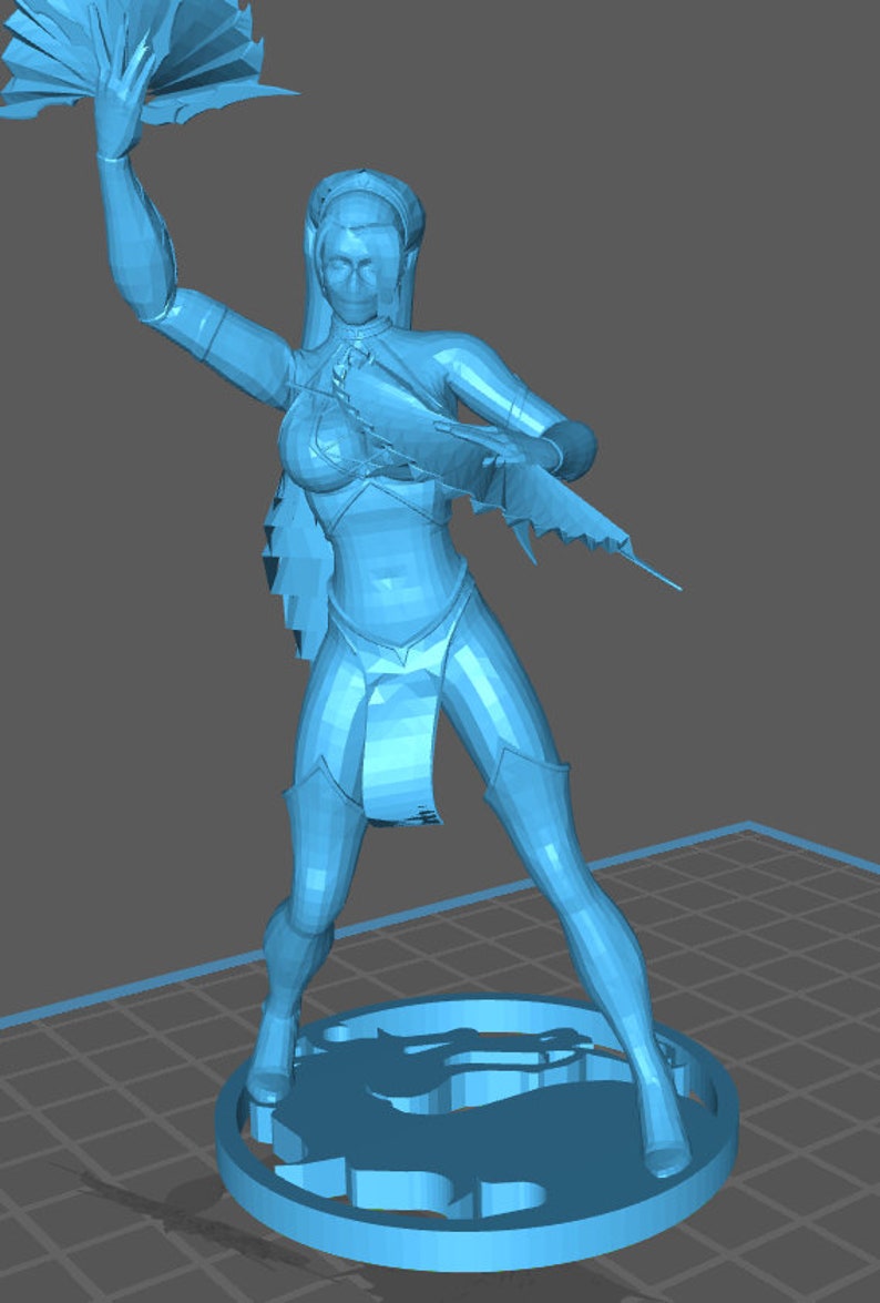 Kitana With Fans MK9 - 3d Print Model- Mortal Kombat - Etsy