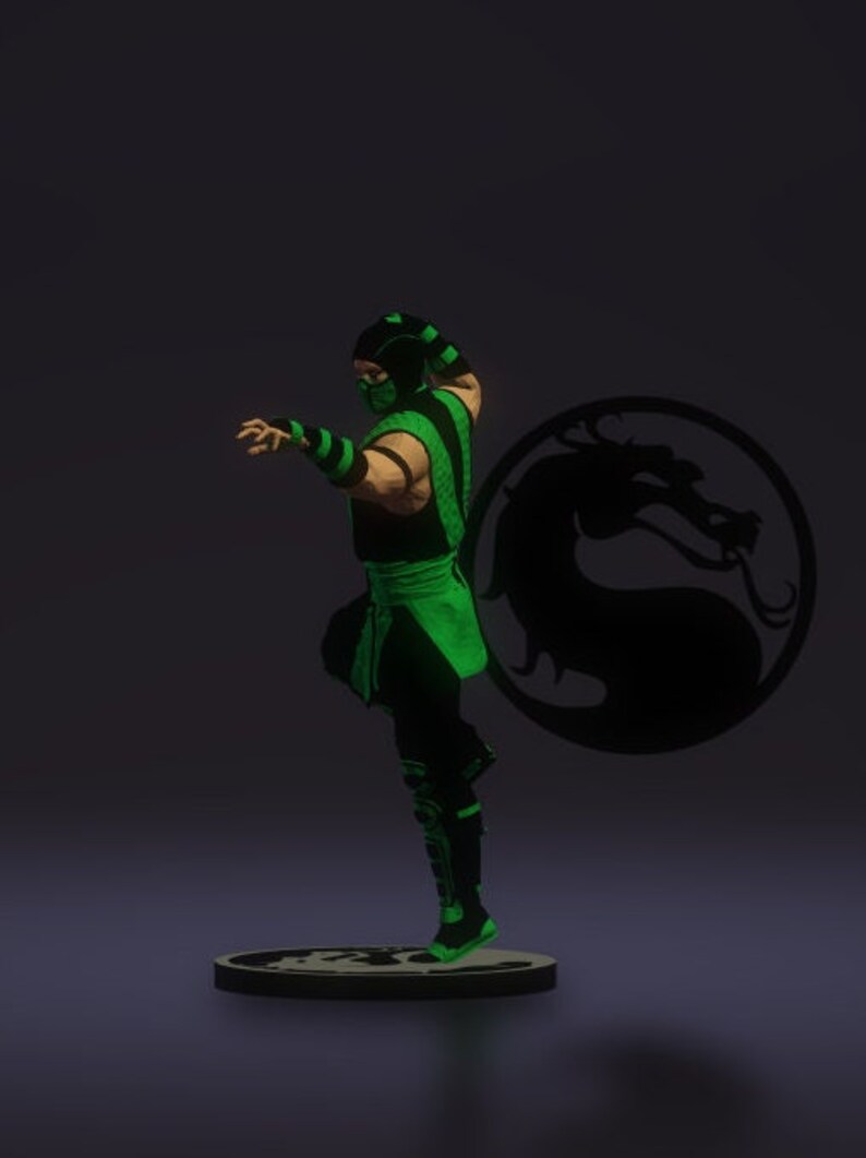 Reptile Klassic Ninja 3d Print Model Mortal Kombat - Etsy