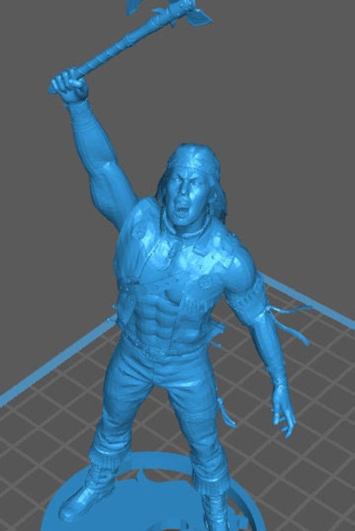 Nightwolf Battle Axe (MK11) - 3d Print Model - Mortal Kombat - Etsy