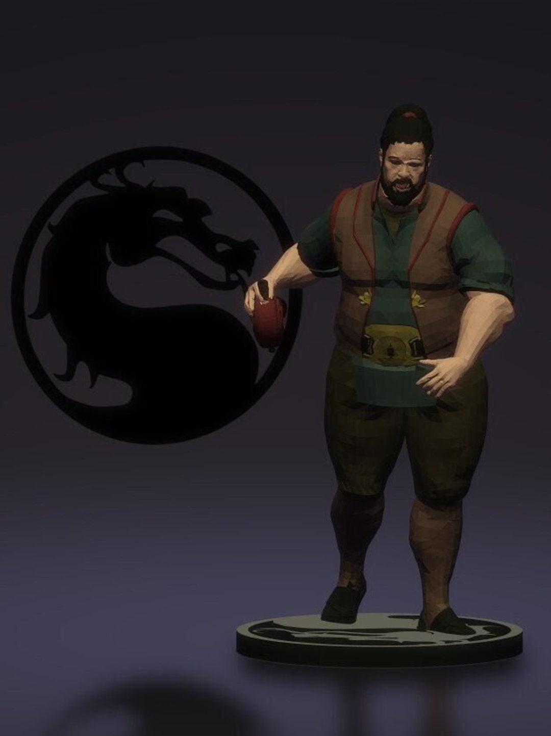 Bo Rai Cho MKX- 3d Print Model - Mortal Kombat - Etsy