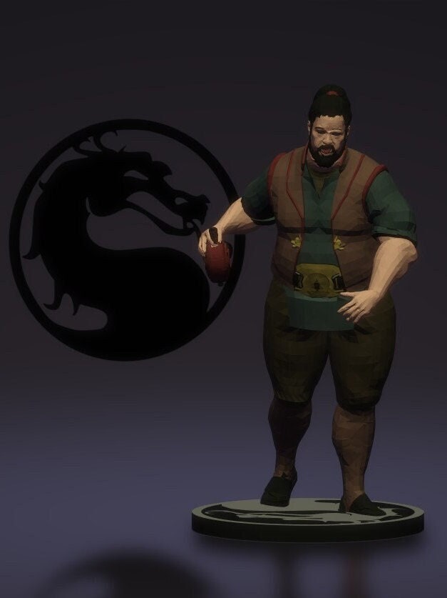 Bo Rai Cho MKX- 3d Print Model - Mortal Kombat - Etsy
