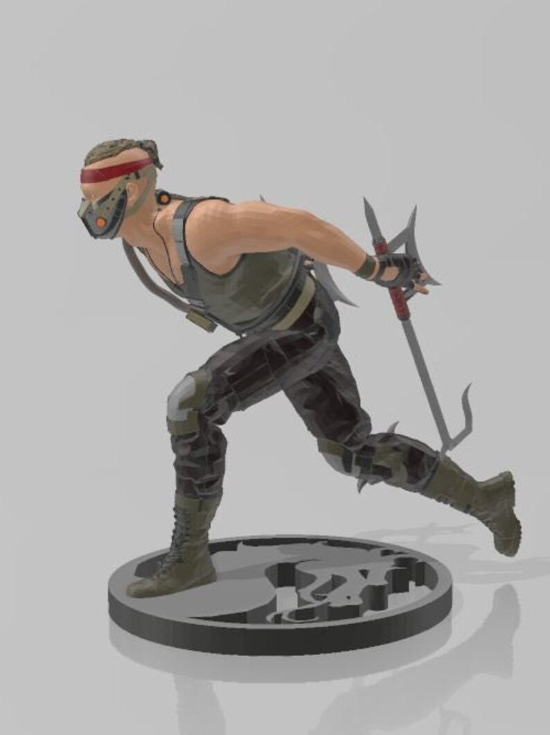 Kabal Running W/hookswords 3d Print Model Mortal Kombat - Etsy