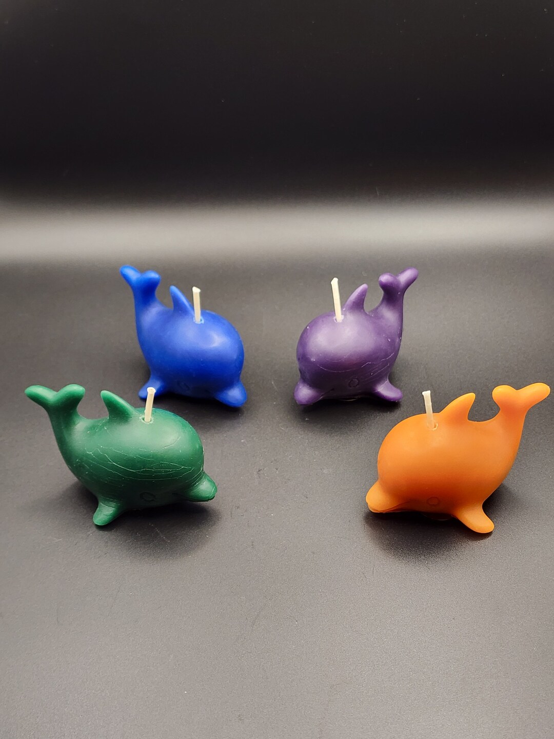 Handmade Beeswax Dolphin Candles - Etsy