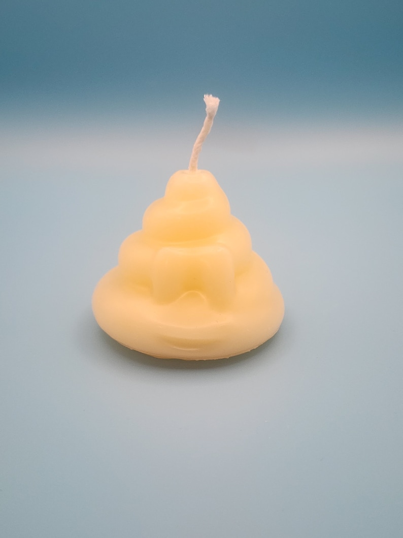 Handmade Beeswax Poop Emoji Candles - Etsy