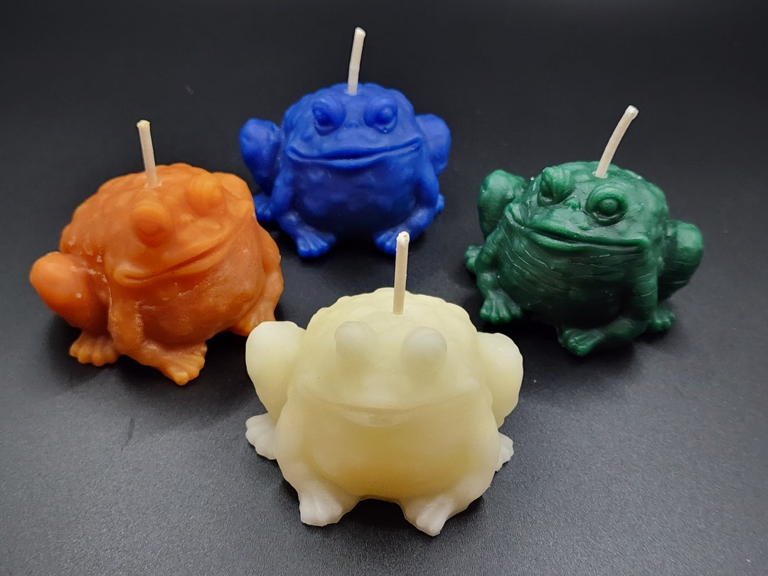 Handmade Beeswax Toad Candles - Etsy