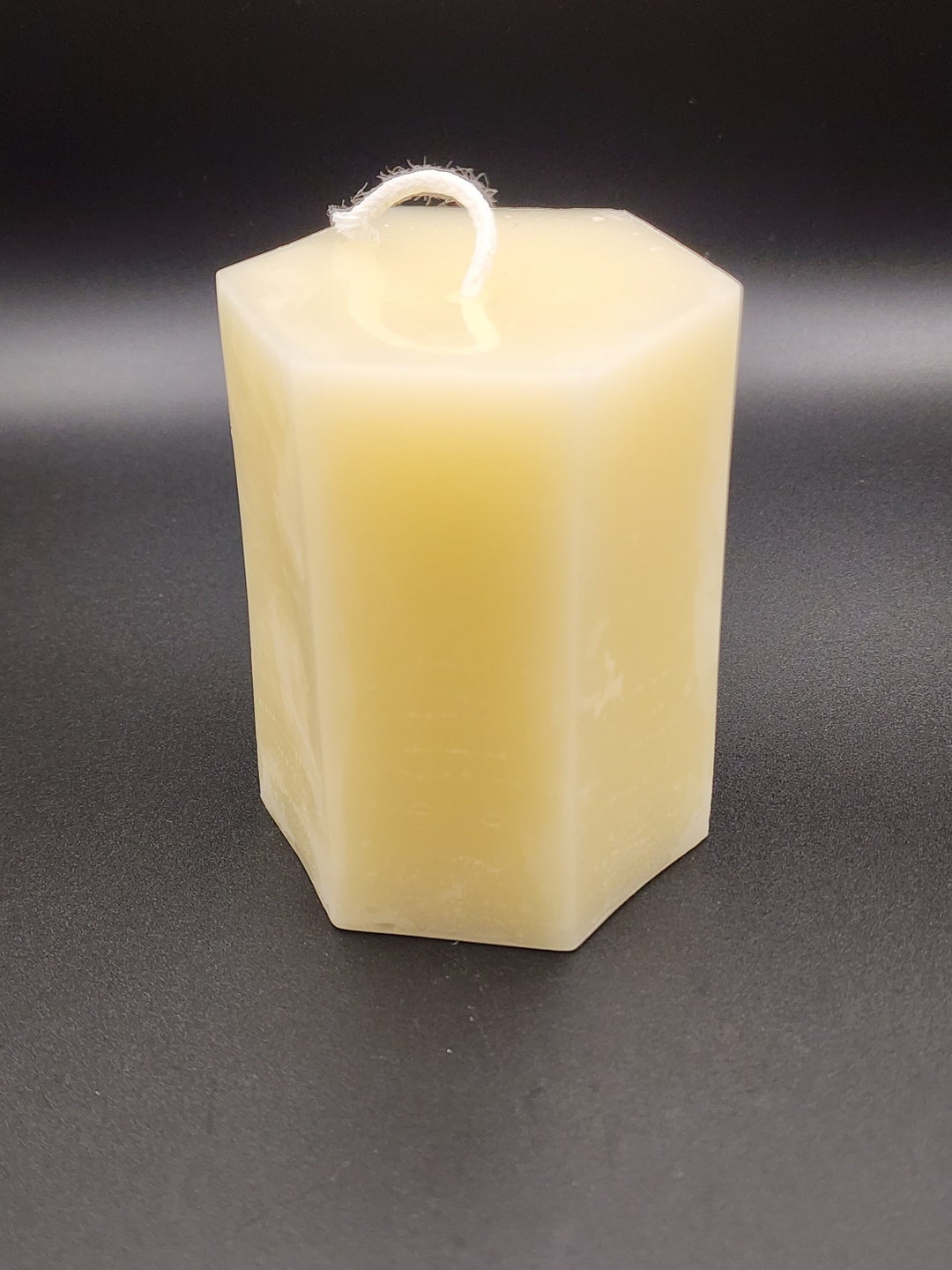 Handmade Beeswax 3.5" Hexagon Pillar Candles - Etsy