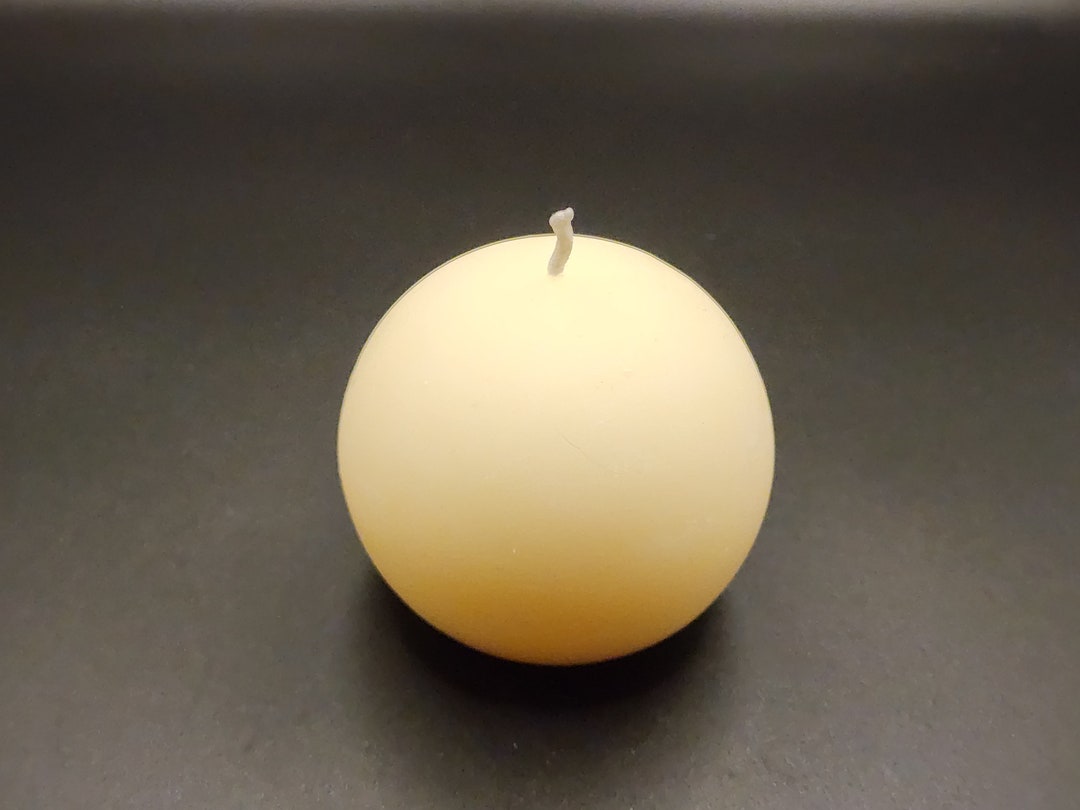 Handmade Beeswax Large Ball Candles - Etsy
