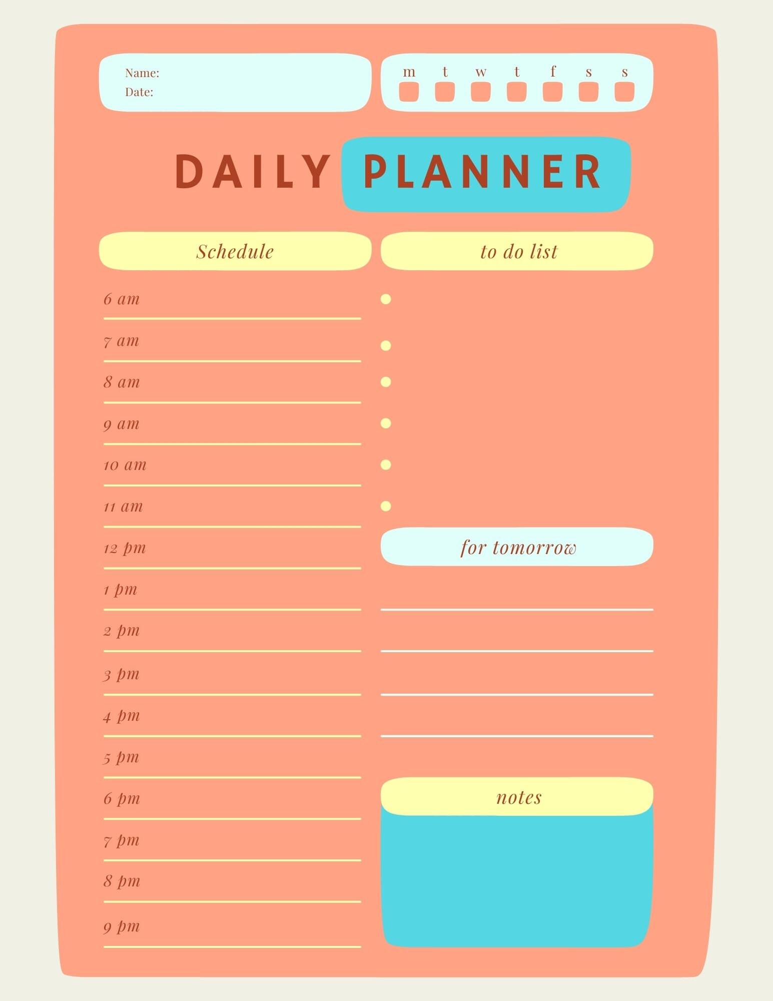2022 Printable Digital Planner Personal Business Teacher Planner Weekly ...