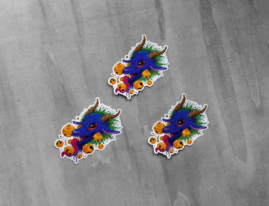 Krampus Vinyl Sticker - Etsy