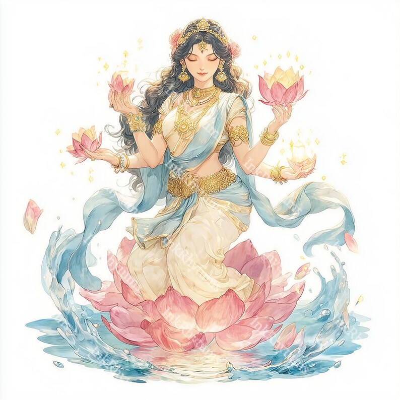 40 PNG Friday Lucky Art | Water Element Energy | Digital Download - Etsy