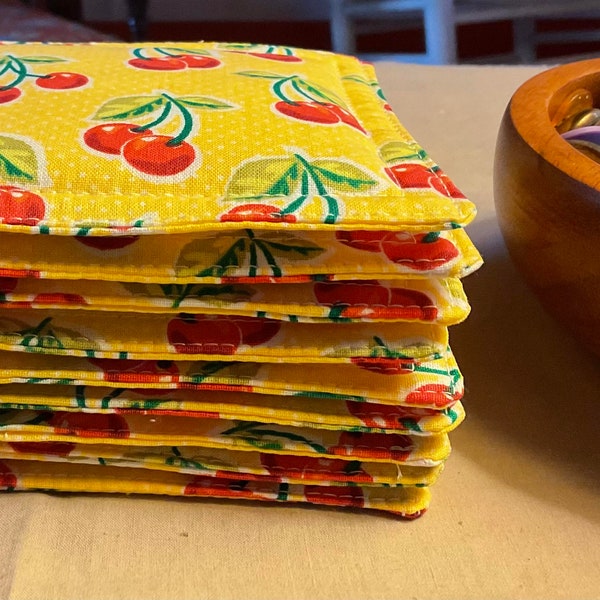 Quilted Coaster Set - Etsy