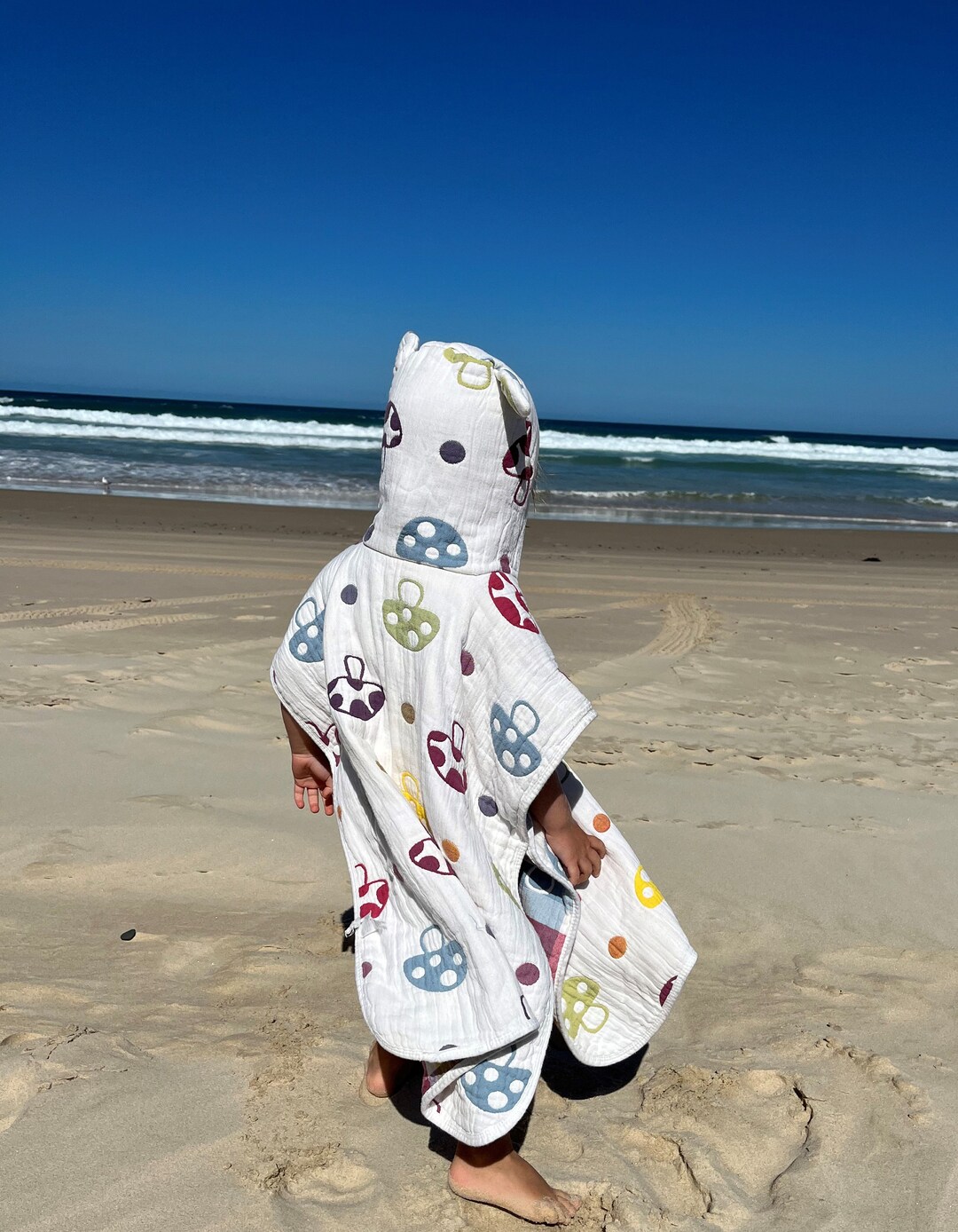Hooded Ponchos 90s Style Old School Kids; Funky Unisex Personalised ...