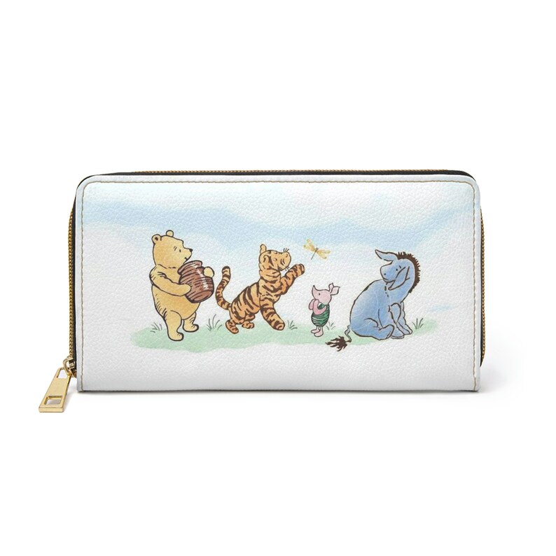 Pooh Bear Zipper Wallet - Etsy