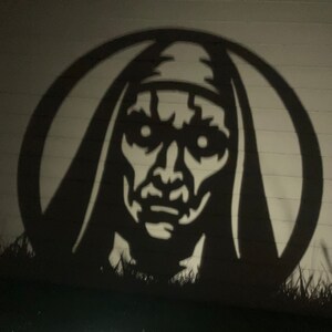 Mini the Conjuring the Nun Valak Metal Yard Stake - Etsy