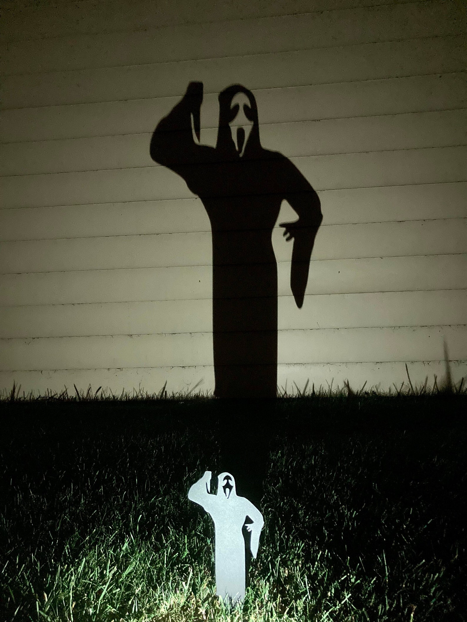 Scream - Ghostface Metal Yard Stake - Etsy