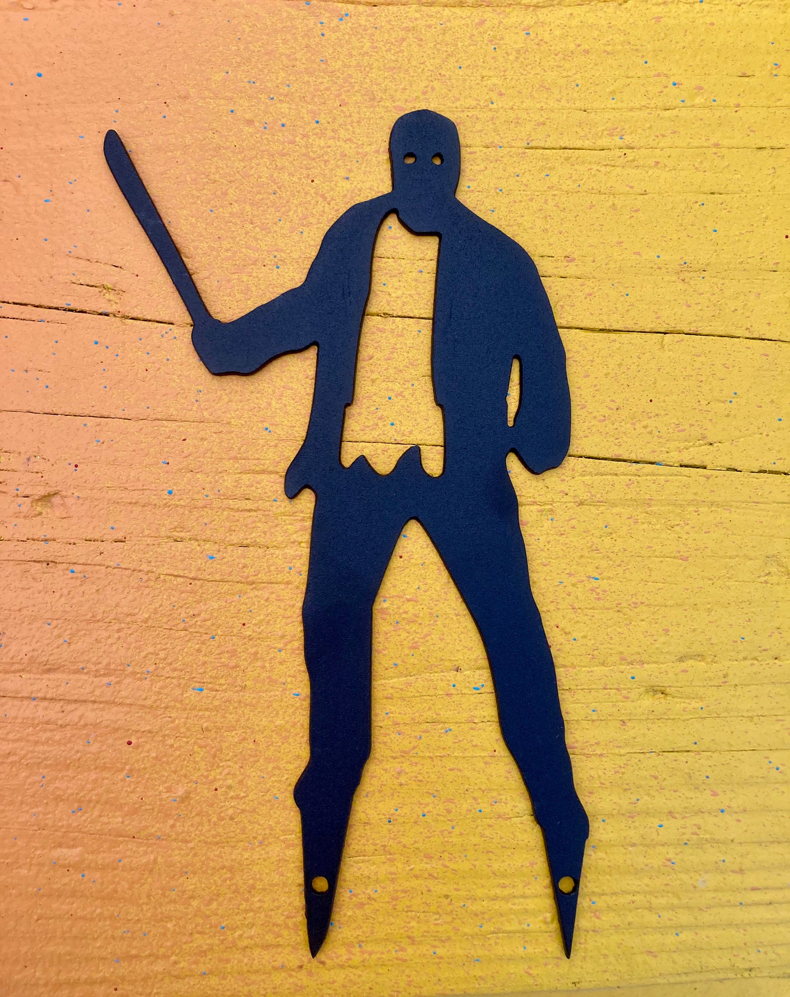 Mini Friday the 13th Jason Metal Yard Stake - Etsy