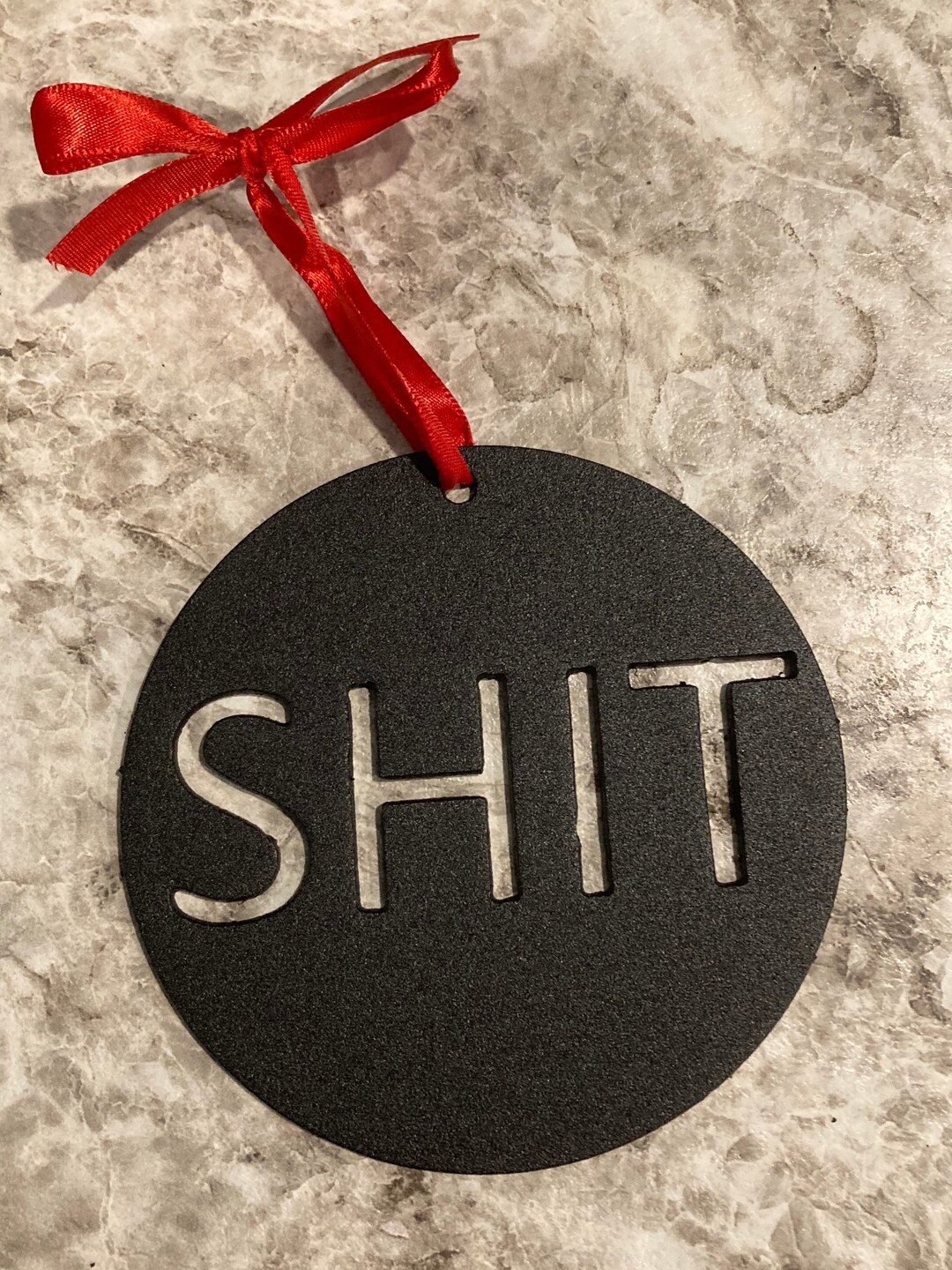 Shit Metal Ornament - Etsy