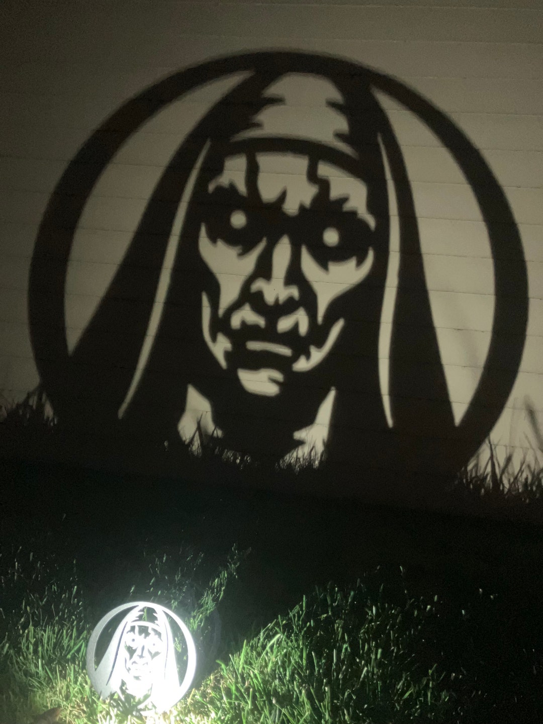 Mini the Conjuring the Nun Valak Metal Yard Stake - Etsy