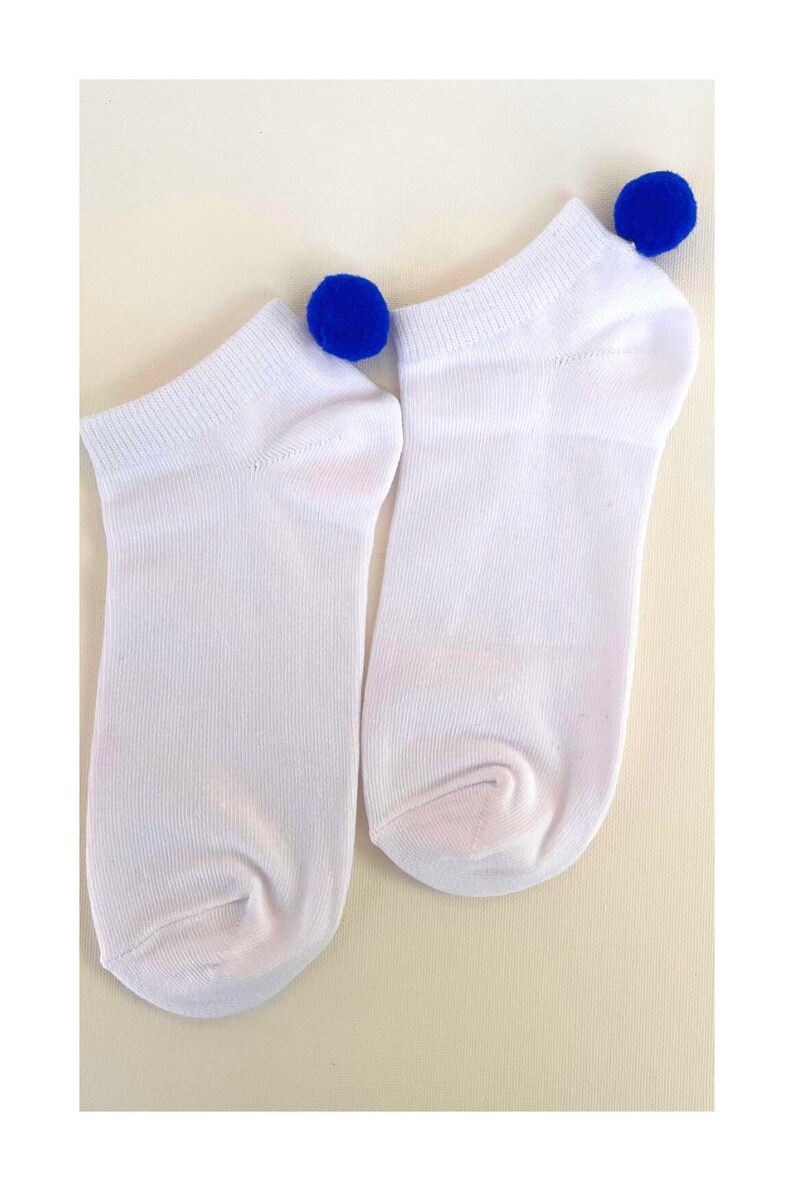 Retro Pom Pom Socks - Etsy