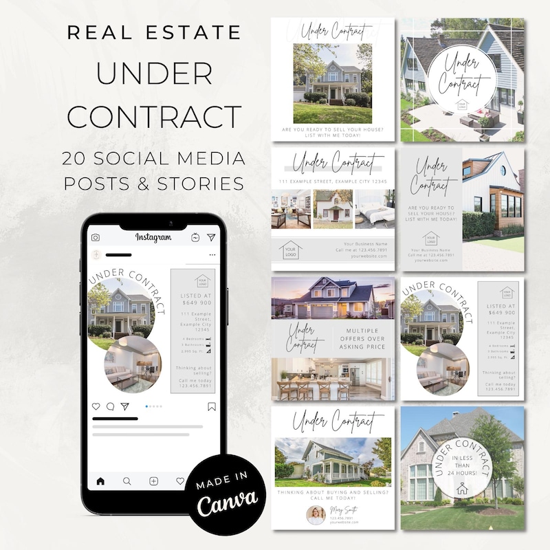 Under contract realtor flyer - Etsy México