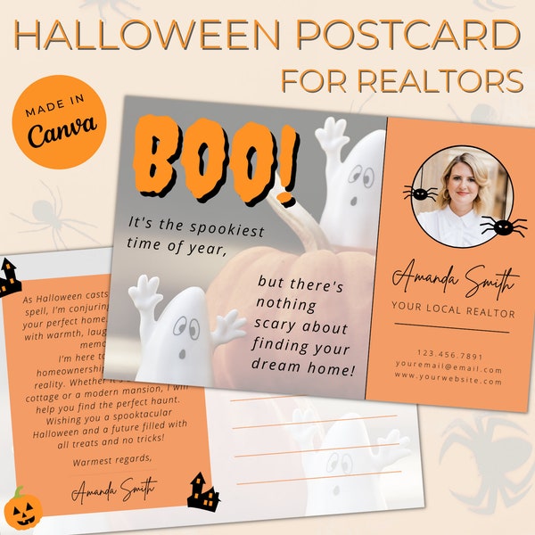 Real Estate Halloween Marketing - Etsy