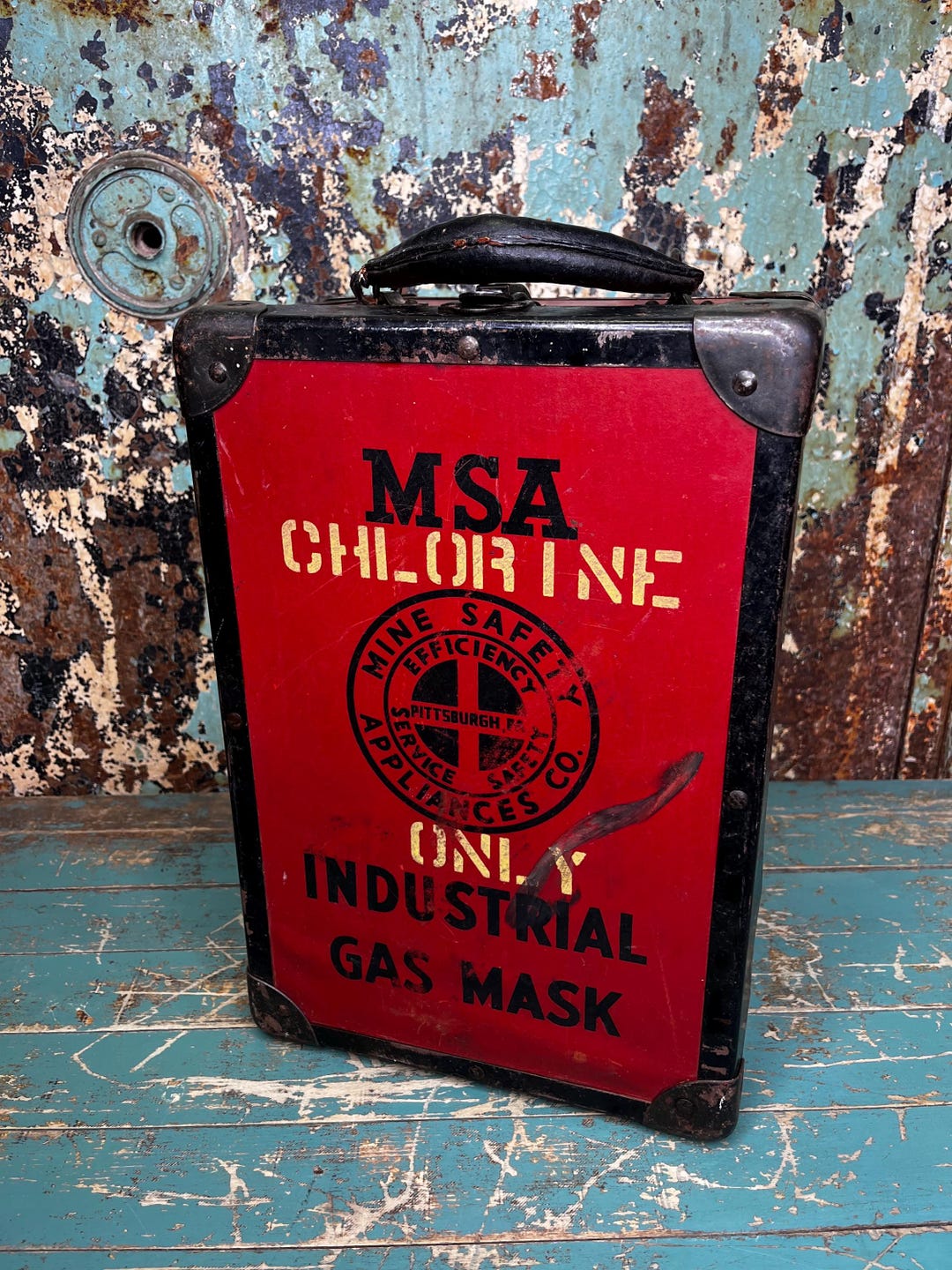 Vintage MSA Industrial Chlorine Gad Mask Case - Etsy
