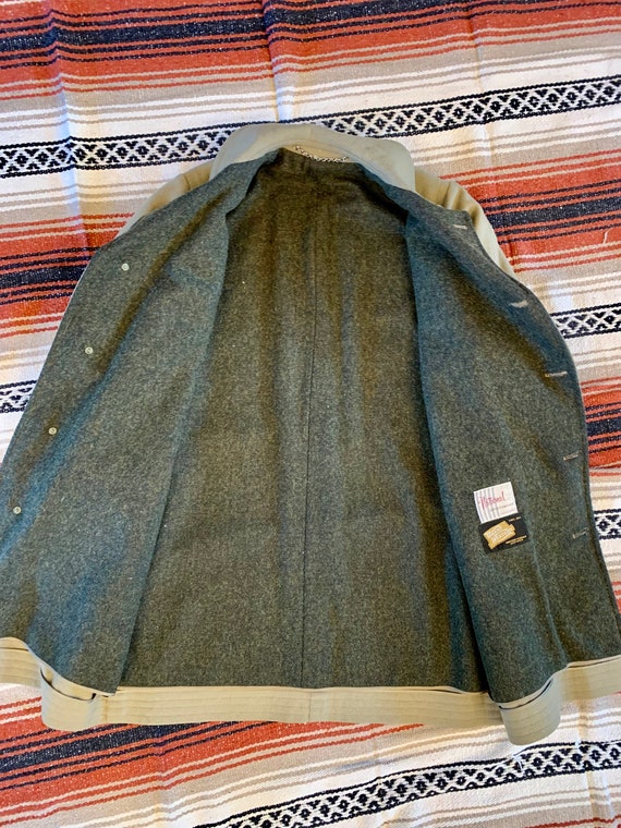 Large Vintage 1950’s Great Western Wool Overcoat - Gem