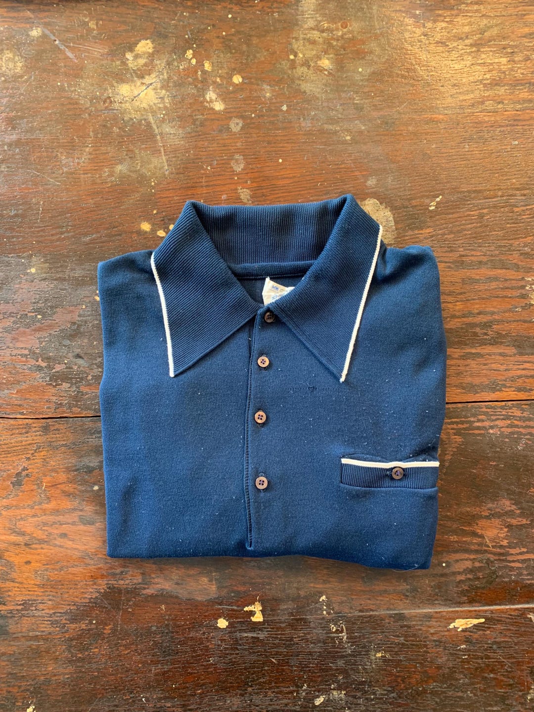 Vintage 1960s 1970s Towncraft Ban-lon Shirt Medium - Etsy