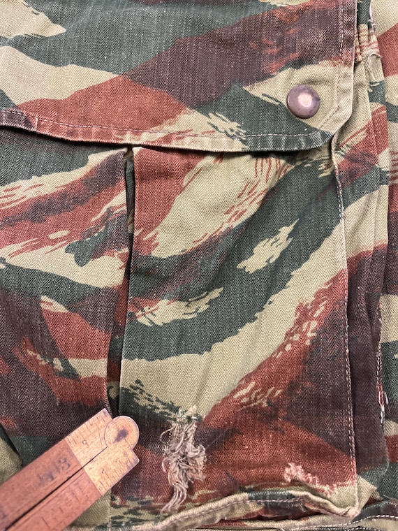 Vintage French Lizard Camo Custom Vest medium - Gem