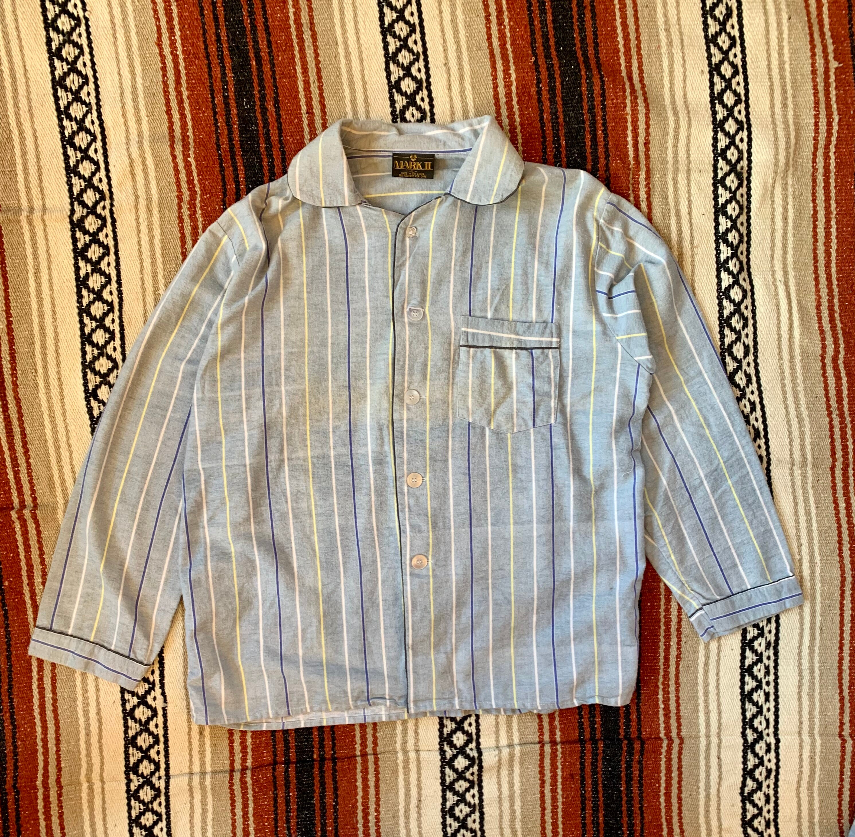 Large Vintage Pajama Set Sleepwear Cotton - Etsy