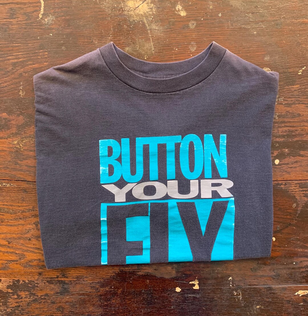 Vintage 1990s Levis button Your Fly Promo T Shirt Medium - Etsy