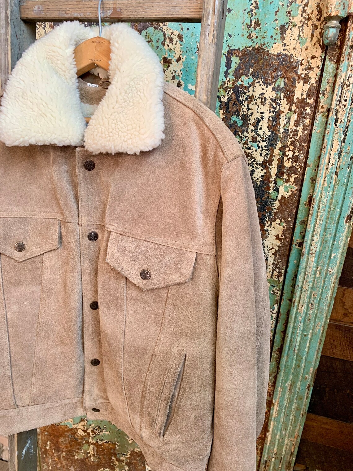 Vintage Wilson Western Suede Jacket Large - Etsy