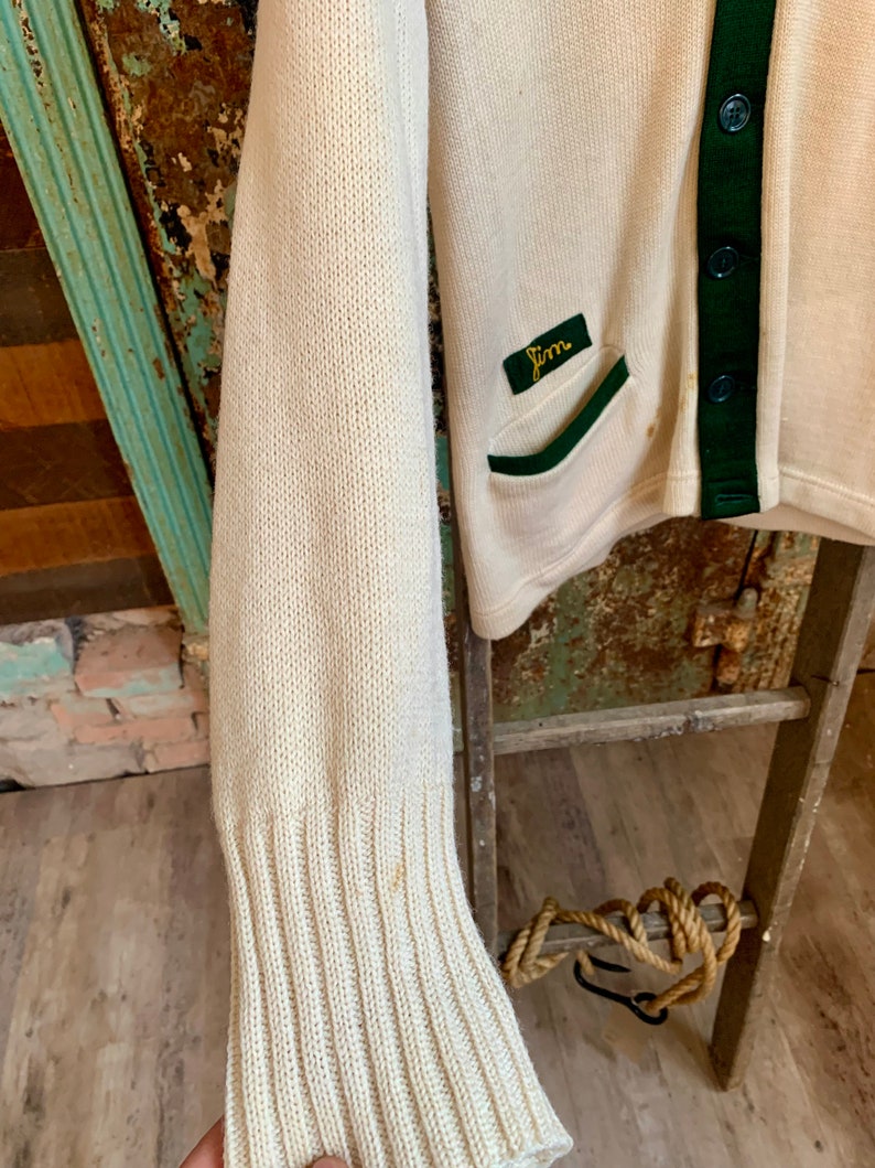 Vintage 1950s 1960s Delta Fraternity Cardigan Sweater Medium - Etsy