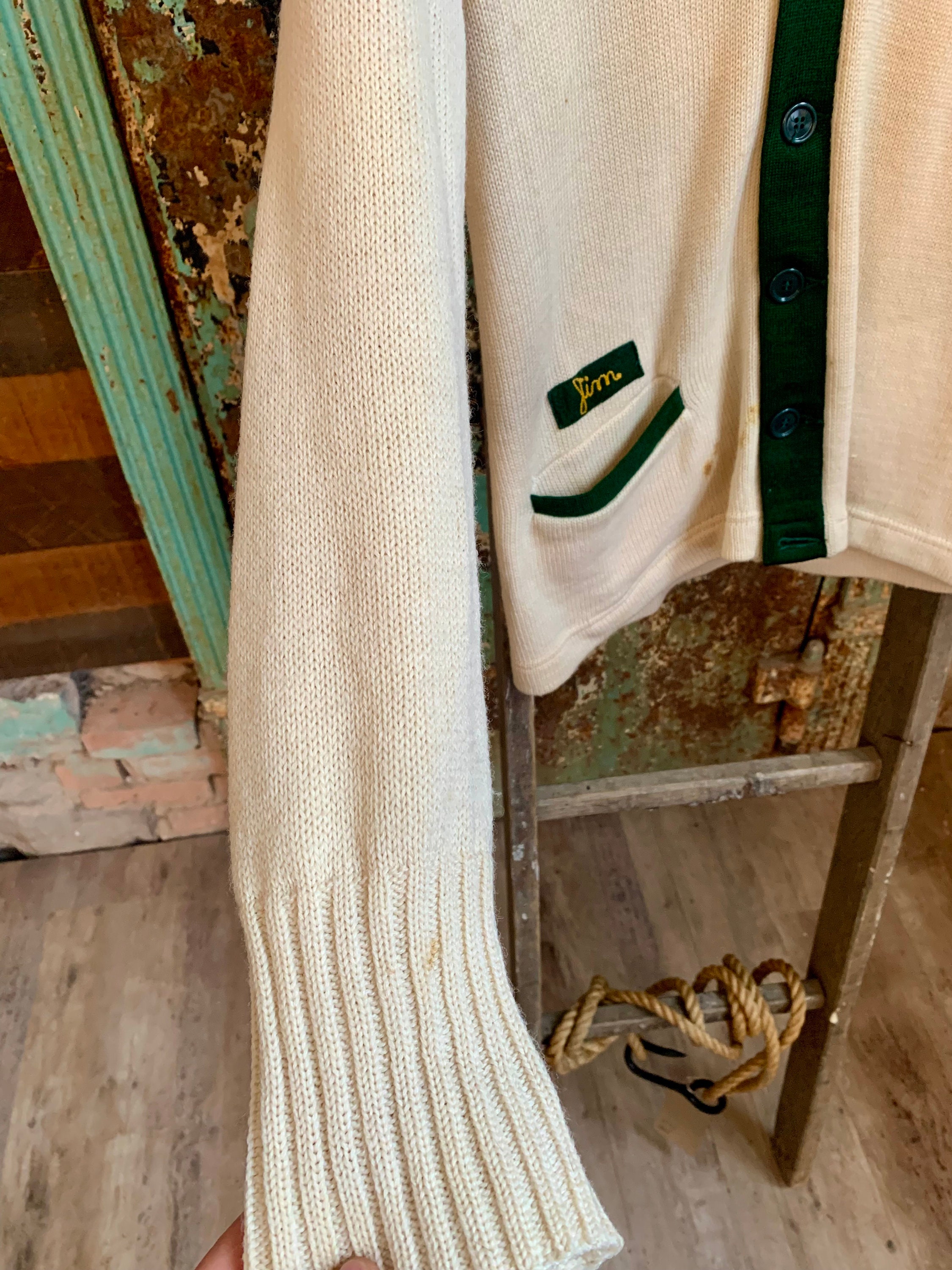 Vintage 1950s 1960s Delta Fraternity Cardigan Sweater Medium - Etsy