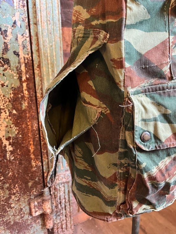 Vintage French Lizard Camo Custom Vest medium - Gem